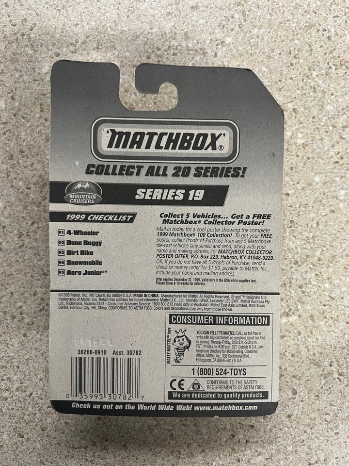 Matchbox Mountain Cruisers Series Dune Buggy #92 Diecast Car New | eBay