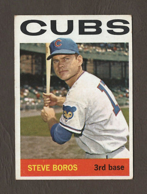 1964 Topps Baseball Card #131 Steve Boros – Chicago Cubs | eBay