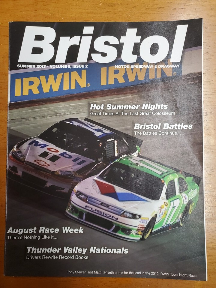 4 VINTAGE BRISTOL MOTOR SPEEDWAY NASCAR SOUVENIR PROGRAMS | eBay