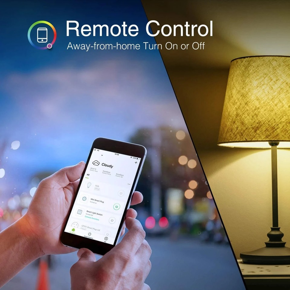 Gosund Smart Bulbs 4-Pack – A19 RGB+White WiFi LED, Alexa/Google ...