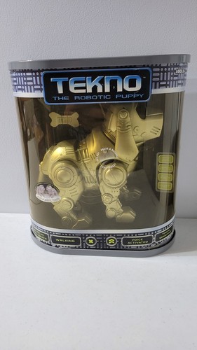 TEKNO THE ROBOTIC PUPPY - TOY DOG ELECTRONIC ROBBOT PET VOICE ACTIVATED ...