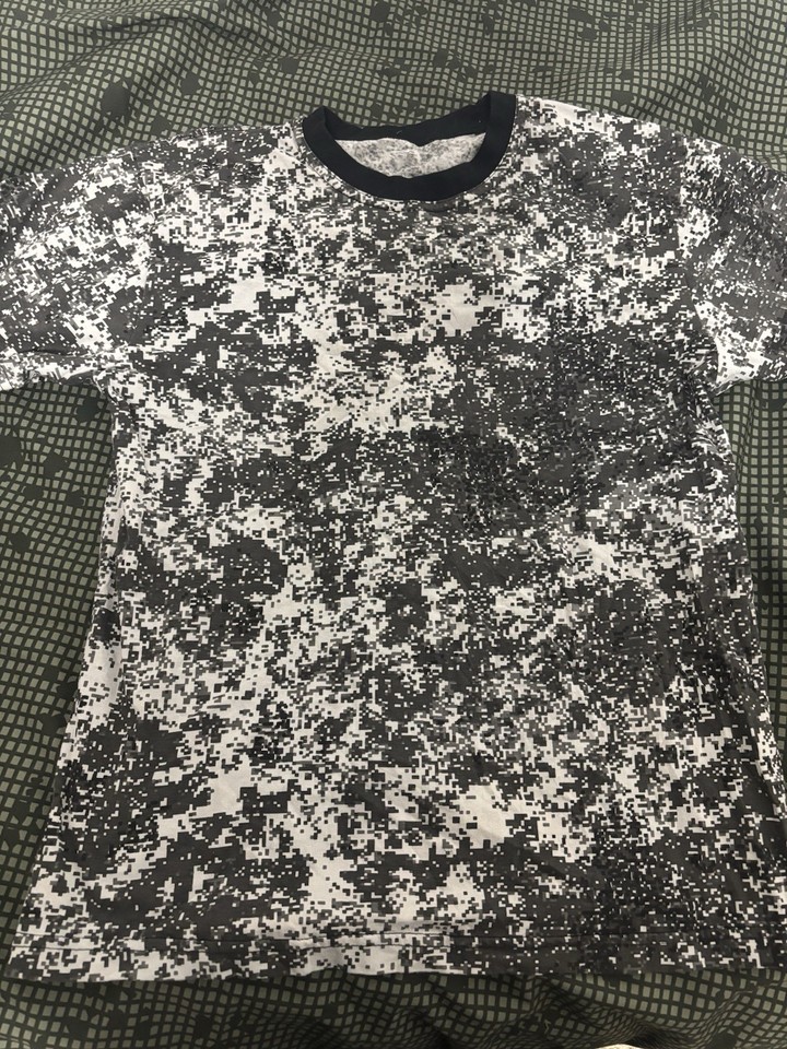 Russian Arctic Digital Camo Tee Shirt Size Small EMR | eBay