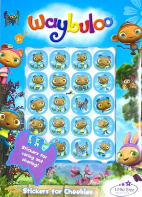 Waybuloo 500 Stickers Set Cheebies Piplings Nok Tok Yojojo De Li Lau ...