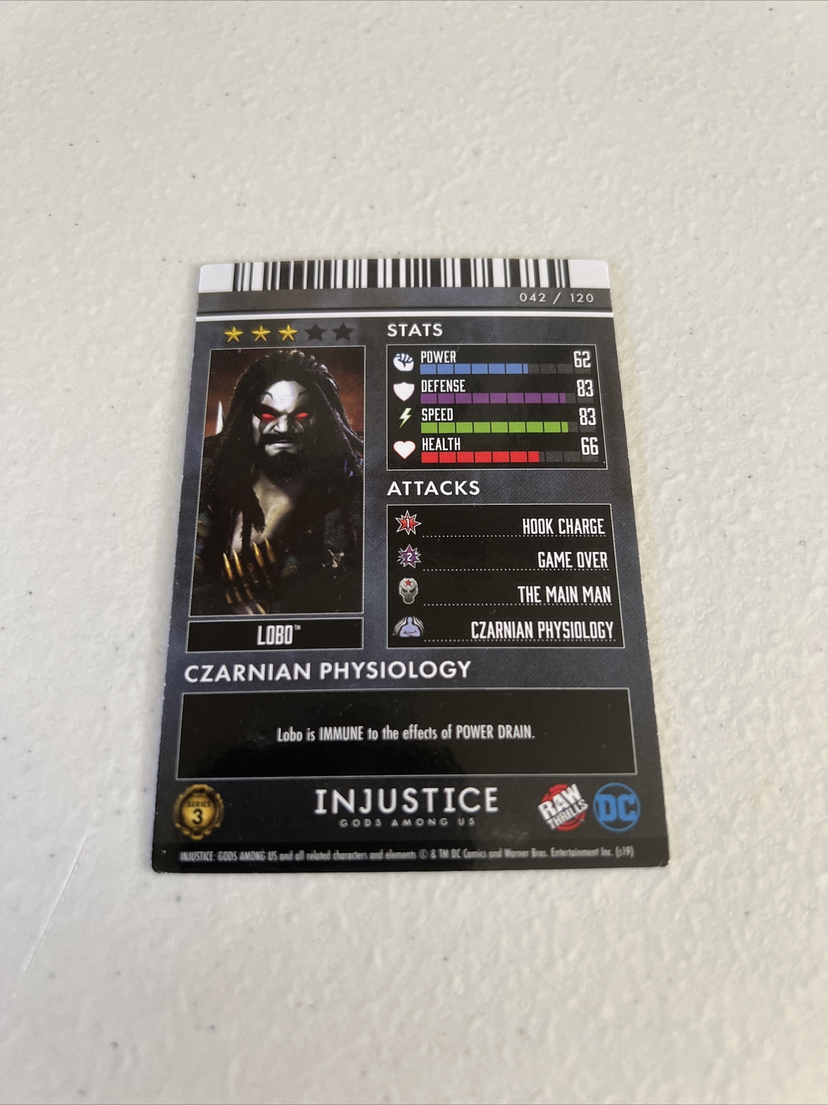 Injustice Gods Among Us Arcade Card; Lobo Series 3 | eBay