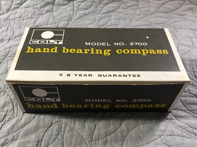 Vintage Hand Bearing Compass COLT Model No. 2700 NIB New in Box Rare | eBay
