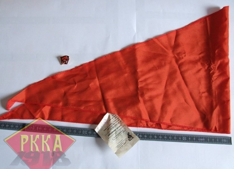 original Rotes Halstuch Abzeichen NO CHINA Pioniertuch Pionierhalstuch ...