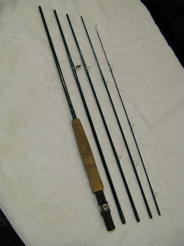 NICE 5 PIECE PFLUEGER 8.0' FLY ROD W/CASE, LOOKS NEW | eBay