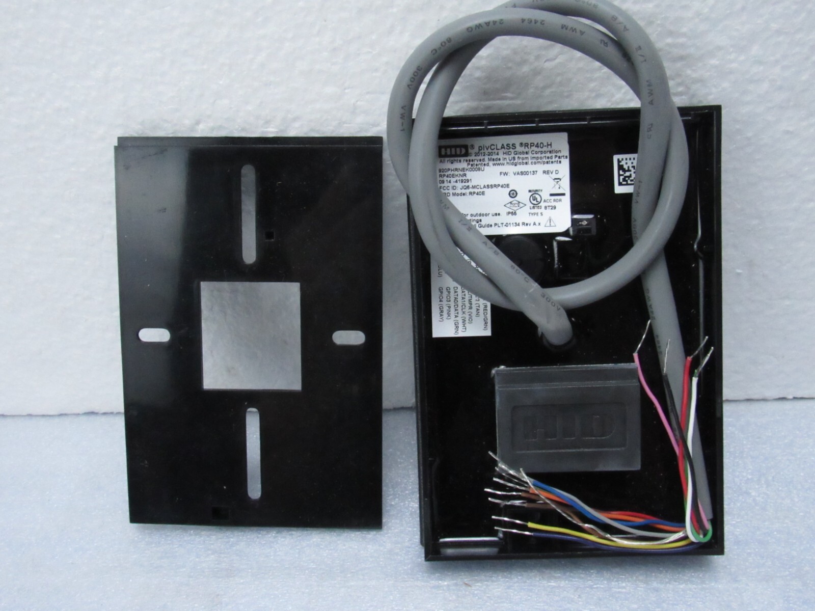 HID 920PHRNEK0008U RP40-H pivClass Reader HID/AWID/EM4102 Prox SIO/SEOS ...