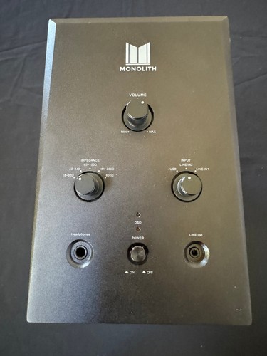 Monoprice Monolith Tube Headphone Amplifier | ESS Sabre DAC | Tube ...