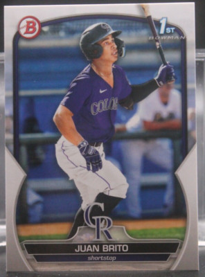 Juan Brito (Rockies/RC) - 2023 Bowman #BP77 | eBay