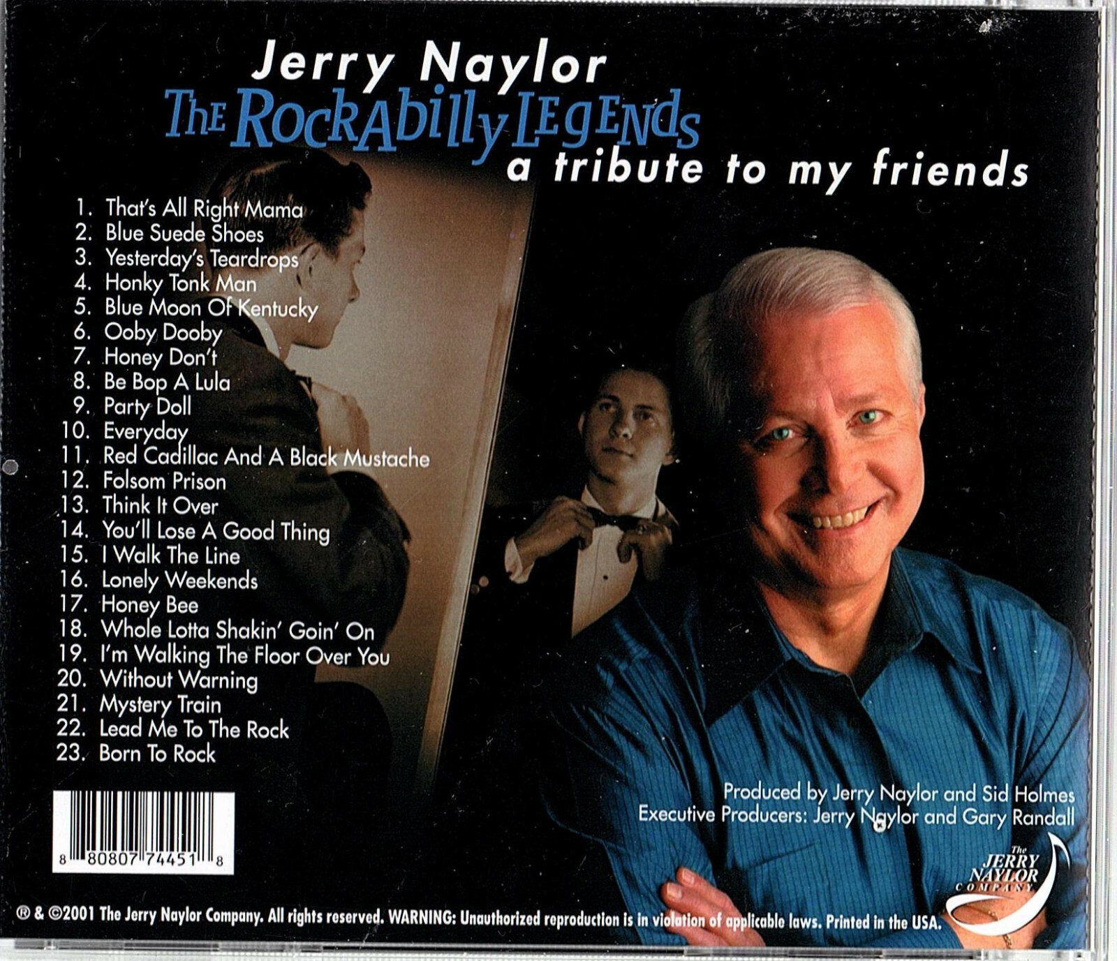 JERRY NAYLOR CD JERRY NAYLOR CO ' THE ROCKABILLY LEGENDS ' + DVD [USA ...