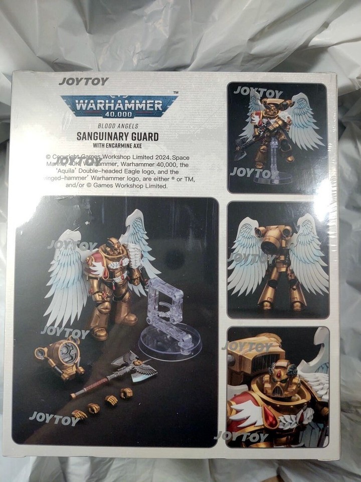 JOYTOY Warhammer 40k Blood Angels Sanguinary Guard Sword 1/18 Figure ...