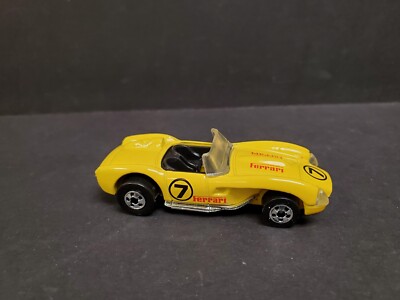 Mattel Hot Wheels 1990 Yellow Ferrari # 7 Made In Malaysia Very Nice ...
