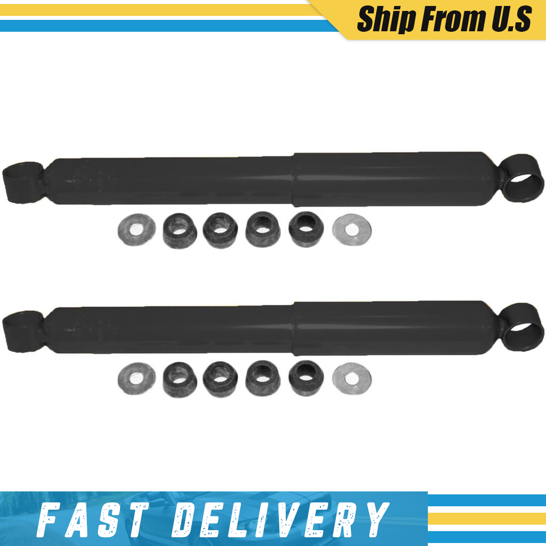 Monroe For Isuzu NPR NQR NRR Drive Axle Pair Set of 2 Rear Susp Shock ...