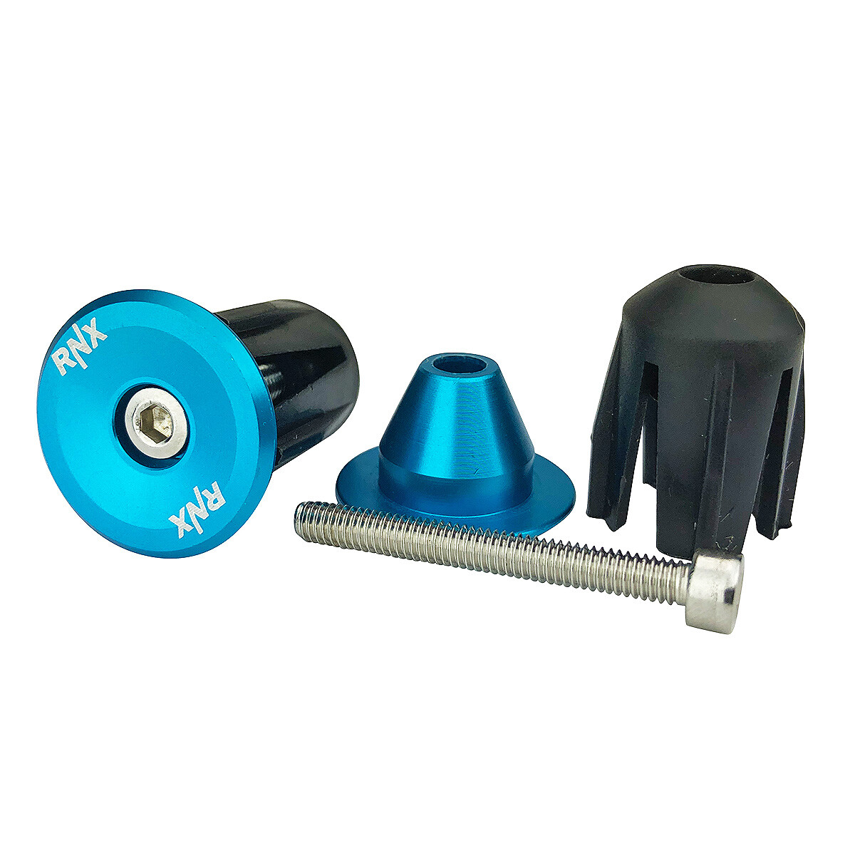 RNX Bike Handlebar End Plugs, Expanding Locking End Caps, Road ...