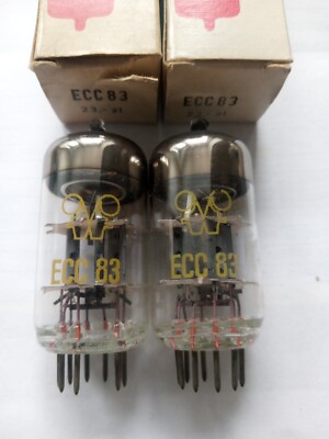 Balanced Pair ECC83 / 12AX7 RFT "1" 60's | eBay.de