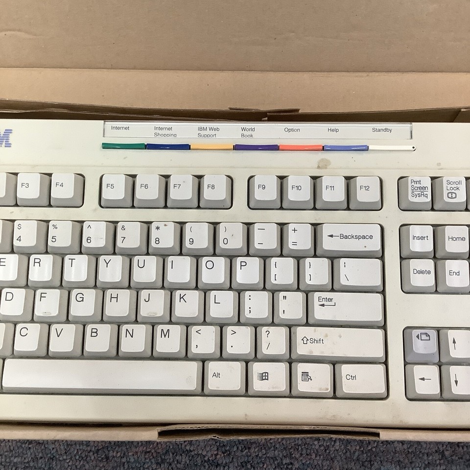 Vintage IBM KB-9930 Wired PS/2 Keyboard ***Untested*** | eBay