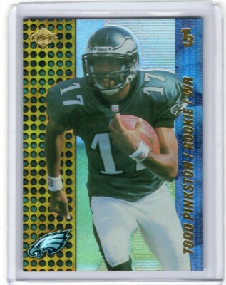 TODD PINKSTON 2000 Collector's Edge T3 ROOKIE CARD #394/999 - EAGLES | eBay