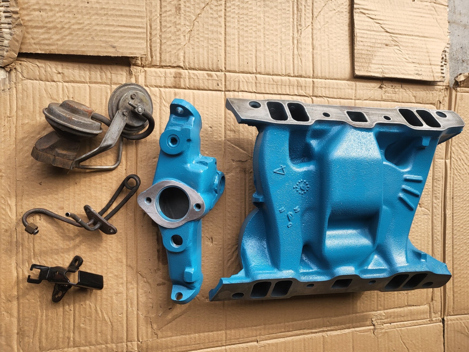 1979 PONTIAC TRANS AM INTAKE MANIFOLD WITH ALUMINUM CROSSOVER | eBay