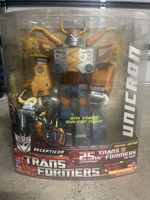 Unicron 25th Anniversary 2011 Transformers Exclusive +Kranix Mini-Con ...