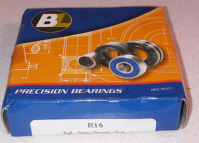 1 NEW BL R16 DOUBLE SEALED RADIAL DEEP GROOVE BALL BEARING ***MAKE ...