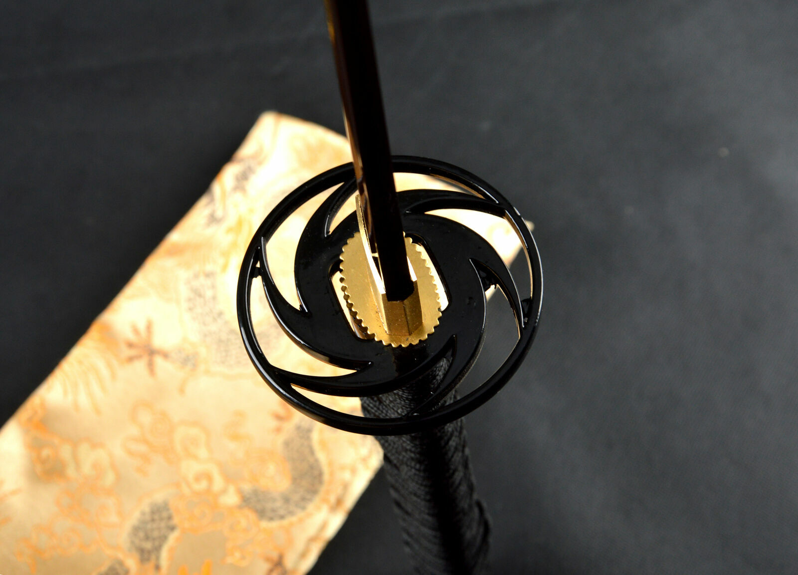 40'' Red Dragon Damascus Folded Steel Katana Japanese Samurai Razor ...