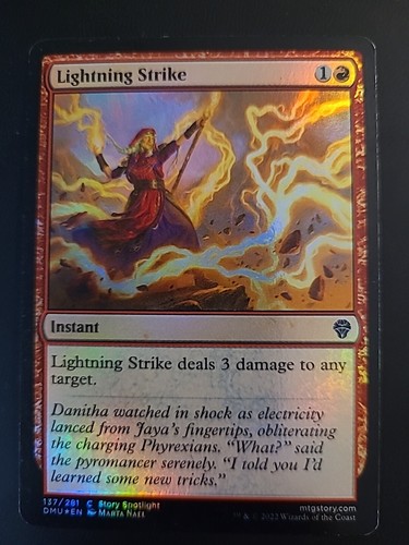 MTG Magic The Gathering Commander Dominaria United Lightning Strike ...