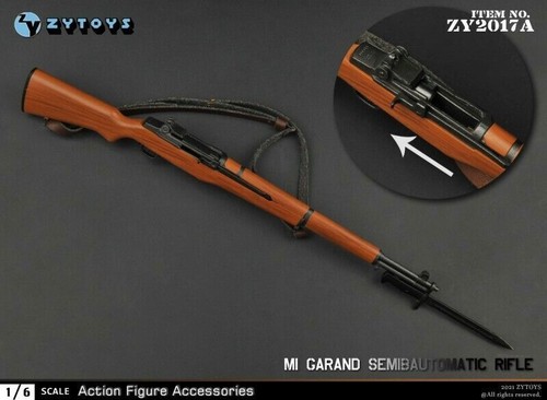 ZY Toys 1:6 Scale ZY2017A MI GARAND SEMIBAUTOMATIC RIFLE WEAPON For 12 ...