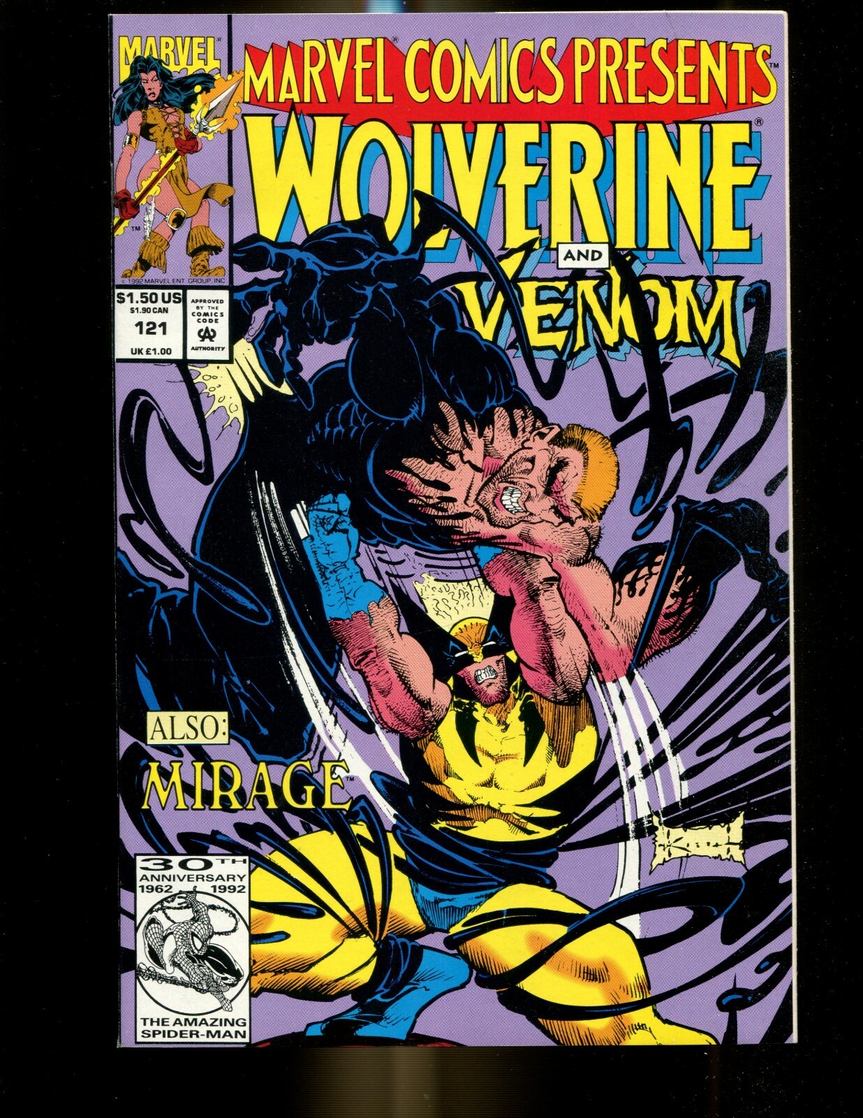 MARVEL COMICS PRESENTS 121 (9.8) VENOM VS WOLVERINE MARVEL (B020) | eBay