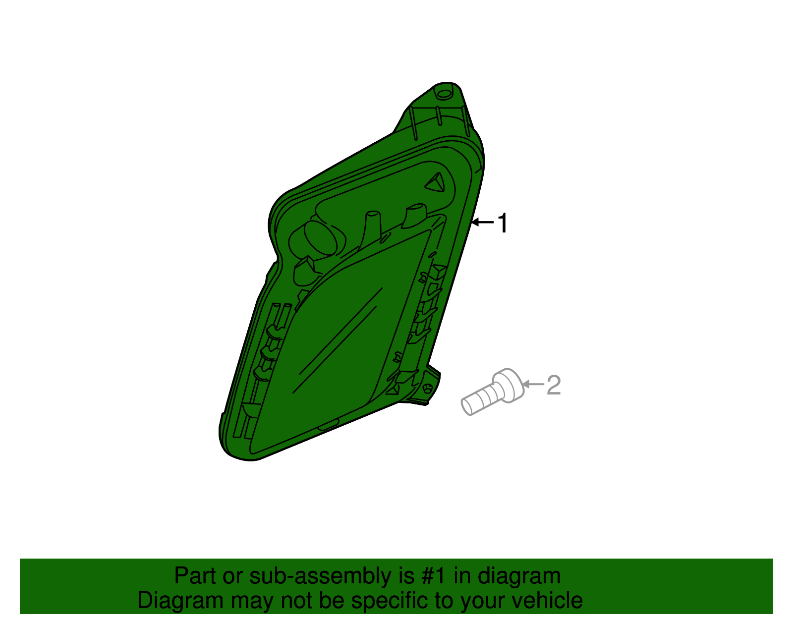 Genuine Volvo S60 Right Front Position Lamp OE OEM 31278558 for sale ...