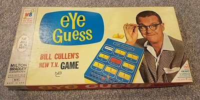 Vintage NBC-TV Bill Cullen's, Eye Guess Game 1966 Milton Bradley #4641 ...