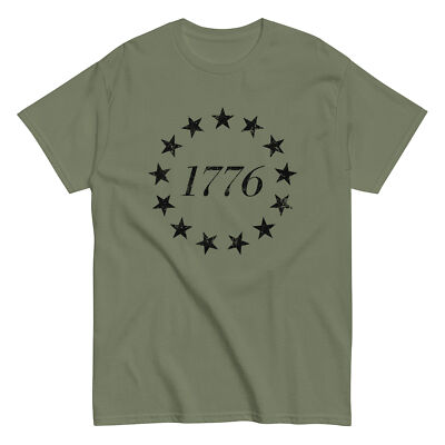 1776 Shirt american flag usa military veteran historic patriotic gop ...