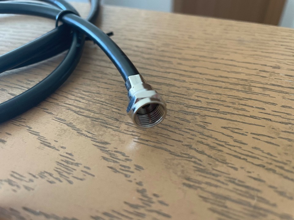 Coax Cable Black Coaxial 3'? Brand New E189533 Style 1354 RG-59/U 30V ...