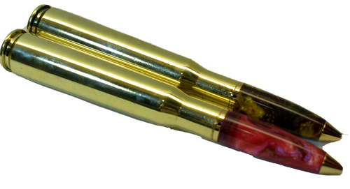 His Hers Handmade 50 Caliber Camo Pen Set Camo and Pink Swirl | eBay