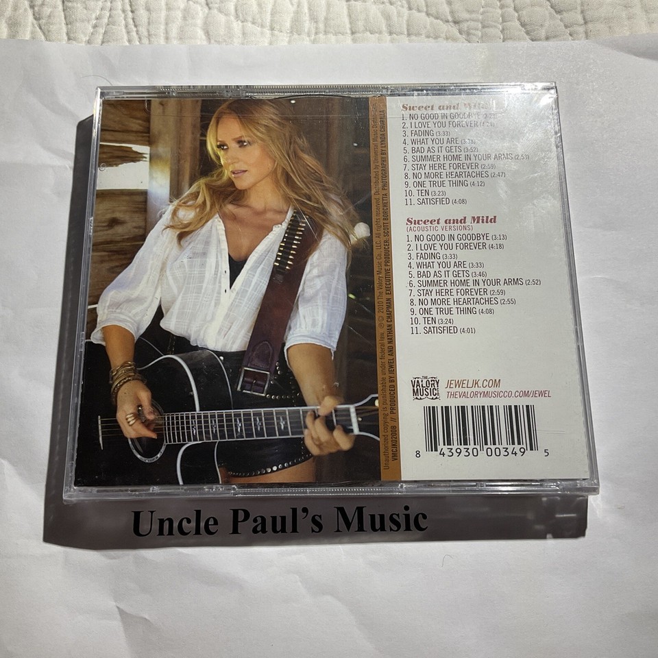 Jewel : Sweet and Wild [Deluxe Edition] [2 CD] Brand New Factory Sealed ...