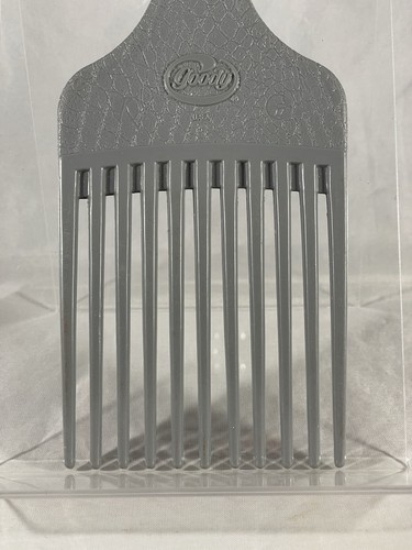 Vintage Goody Made in USA Gray Textured Alligator Hair Pick Comb Lift ...