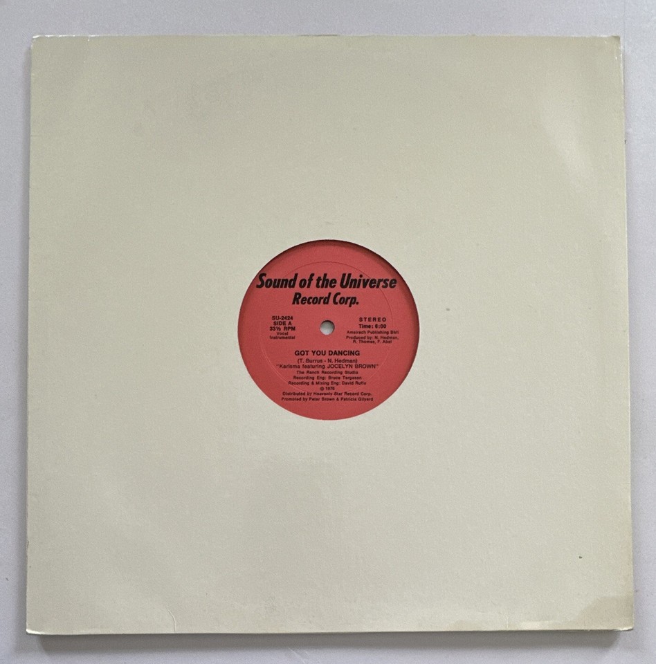 Karisma - Got You Dancing Jocelyn Brown Funk Soul 12” Ex / Ex | eBay UK