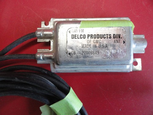 78-81 Corvette CB Am/fm Radio Antenna Cable W/splitter Delco 22009849 ...