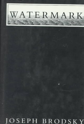 WATERMARK By Joseph Brodsky - Hardcover *Excellent Condition ...