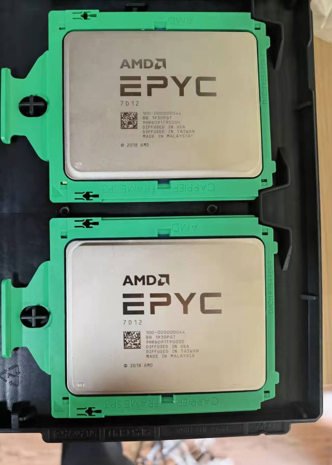 AMD epyc Rome 7d12 32 Core sp3 1.1ghz-3.0ghz CPU processor | eBay