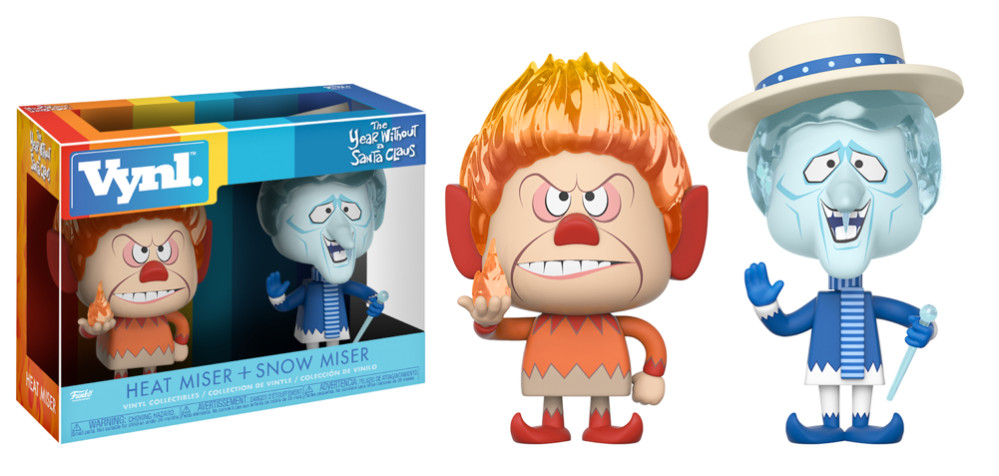 Funko VYNL: The Year Without a Santa Claus - WB-2 Pack-Heat Miser&Snow ...