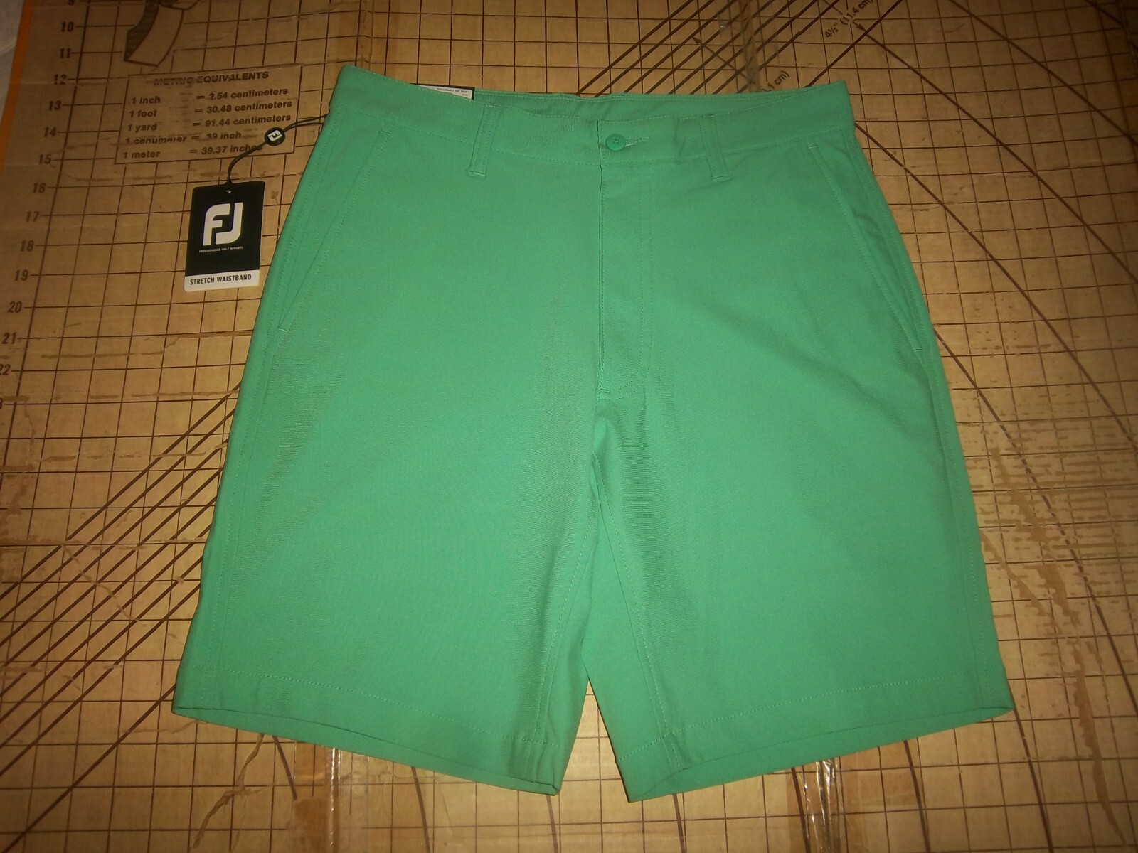 MENS SIZE 30 FOOTJOY SEA GREEN GOLF SHORTS - for sale online | eBay