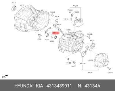 Genuine OE Seal Ring 4313439011 For Kia 43134-39011 | eBay UK
