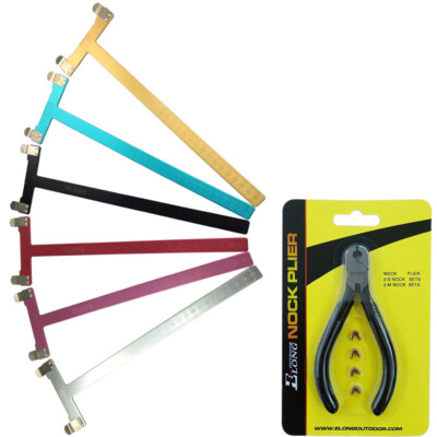 Bow Archery Nock Pliers Set 4 String Nocking Points Bow T Square ...