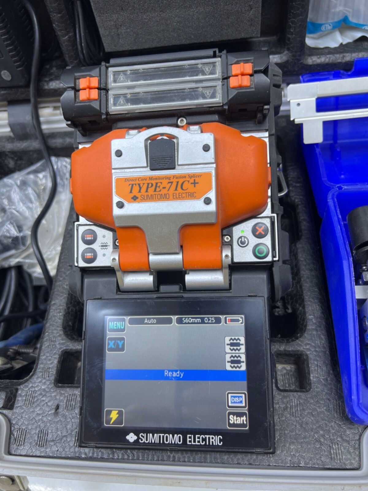 Sumitomo Type-71C+ DCM Fusion Splicer Micro Core Fiber Fusion FC-6RS ...