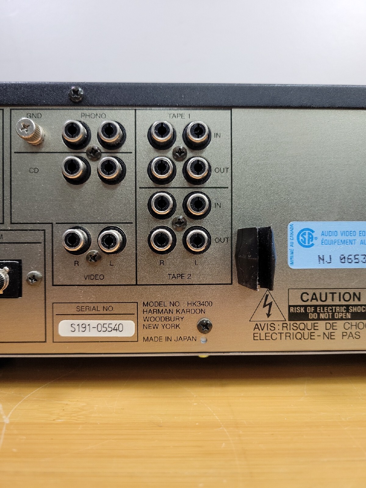 Harman+Kardon+HK3400+Am%2Ffm+Stereo+Receiver+Tested+Working+HK+3400 for ...