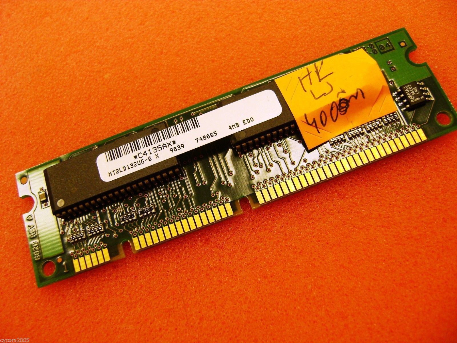 HP 4MB EDO 100 Pin Memory RAM for HP Laserjet 4000N 4000TN Printer ...