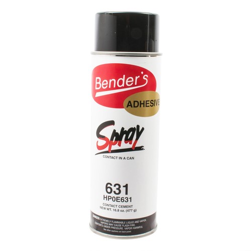 Bender 631 Contact Cement Fiberglass Glue Spray Adhesive Spray Glue 2 ...