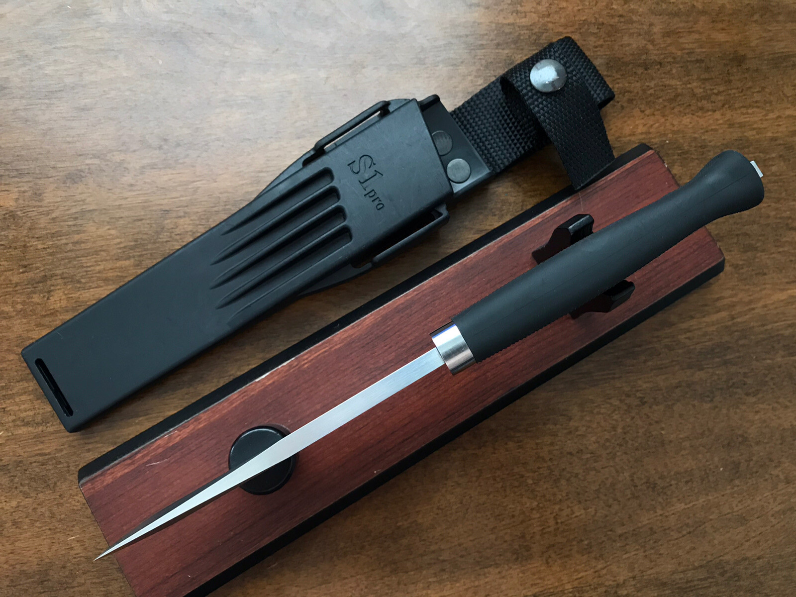 Fallkniven S1 Pro Fixed Blade Knife By Hattori Laminated San Mai Steel ...