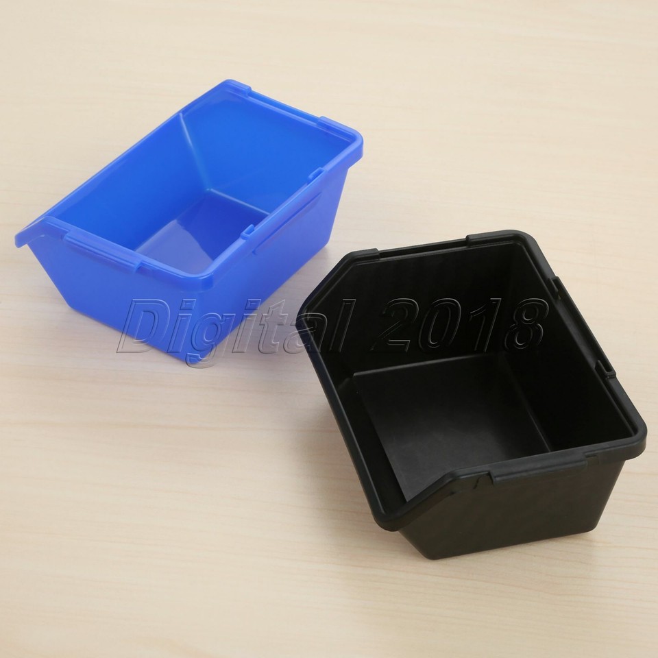 Plastic Bins Strong Stacking Storage Boxes Picking Bin Workshop Box Use ...